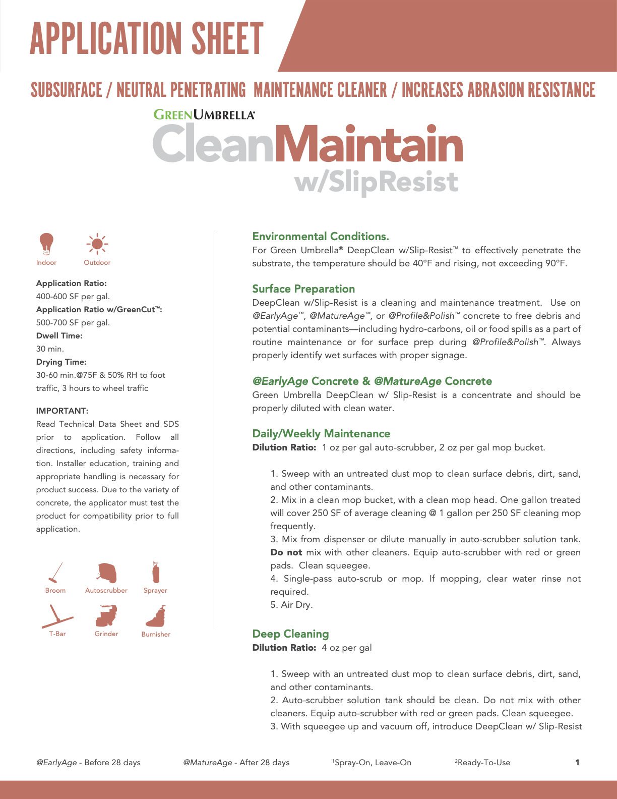 CleanMaintain w/SlipResist | Green Umbrella Systems