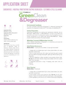 GreenClean & Degreaser | Green Umbrella Systems