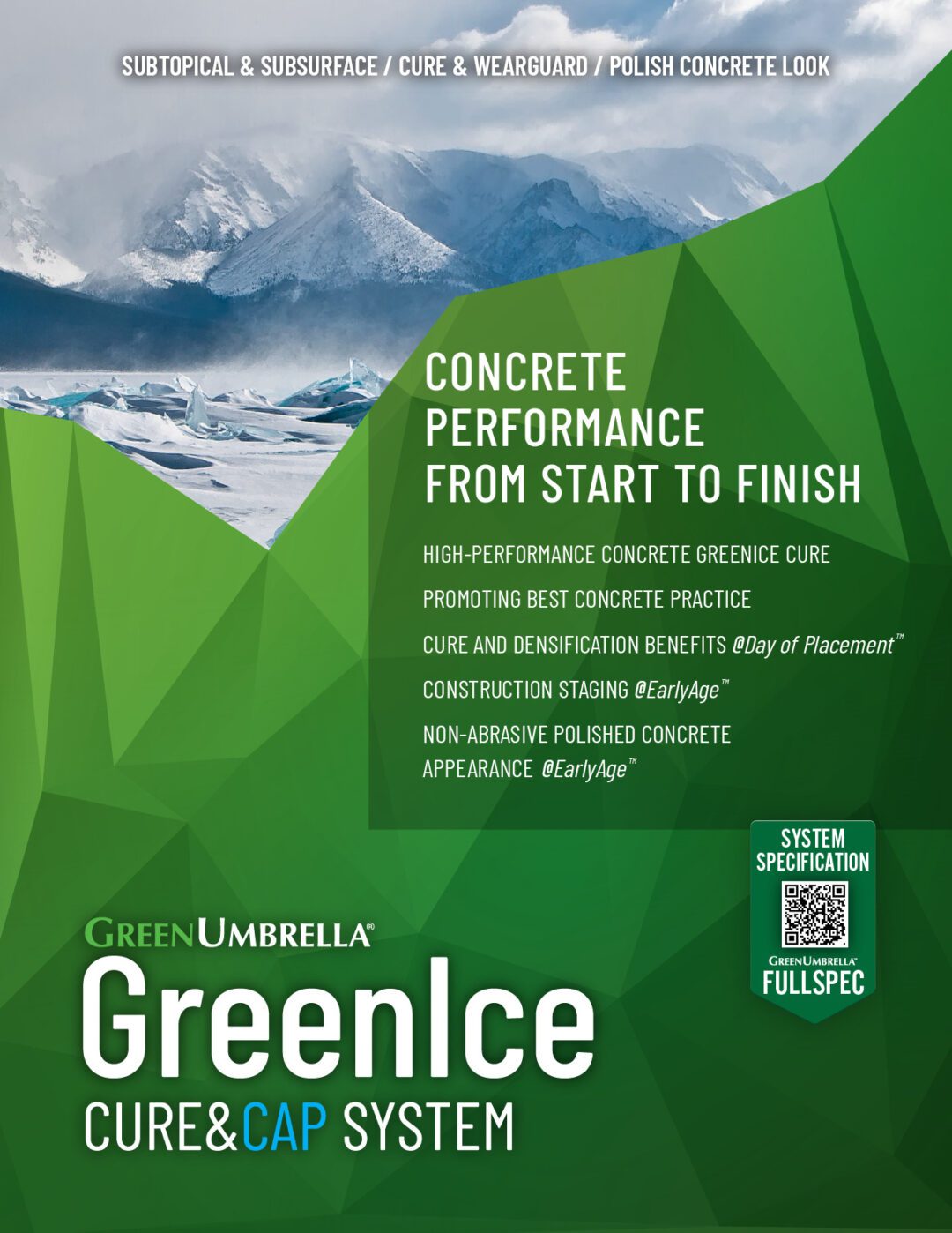 GreenIce Cure & Cap System | Green Umbrella Systems